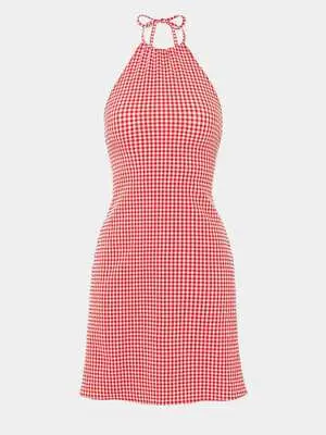 Hunza G Halterneck Dresses