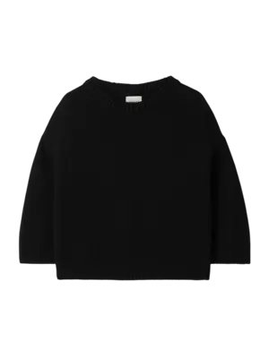 Khaite Sabina Cashmere Sweater - Black