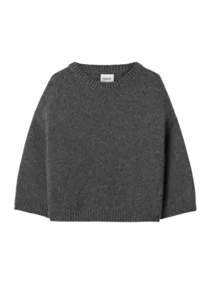 Khaite Sabina Cashmere Sweater - Gray