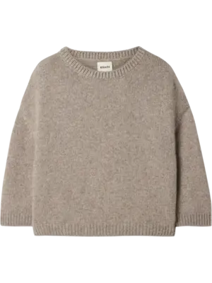 Khaite Sabina Cashmere Sweater Brown