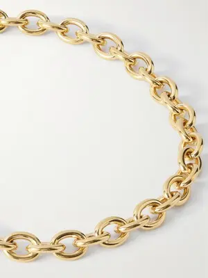 Chloé Tone And Resin Pendant Necklace