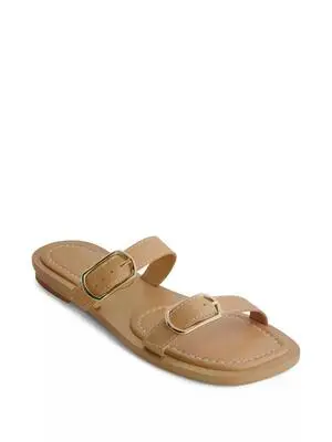 Bernardo 1946 Arta Double-buckle Flat Sandals