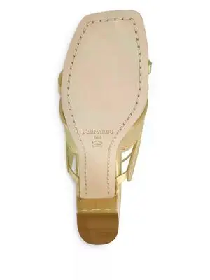 Bernardo 1946 75mm Circular-embellished Sandals - Gold