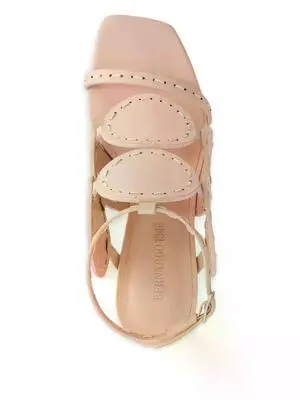 Bernardo 1946 75mm Circular-cutout Sandals - Pink