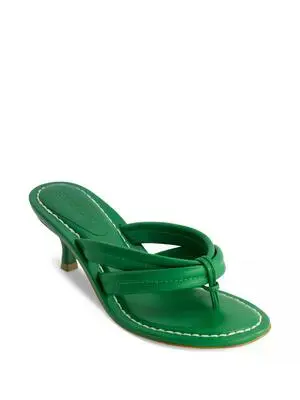 Bernardo 55 Miami Strappy Sandals - Green