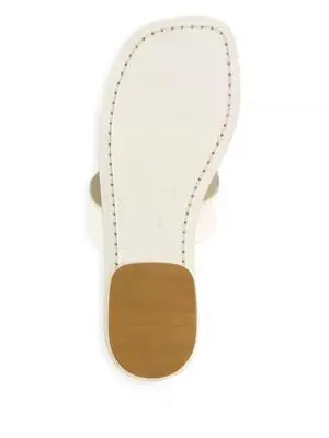 Bernardo 1946 Thong Slide Sandals - White