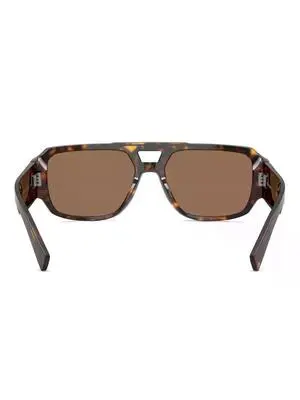 Dolce & Gabbana Pilot Frame Sunglasses - Brown