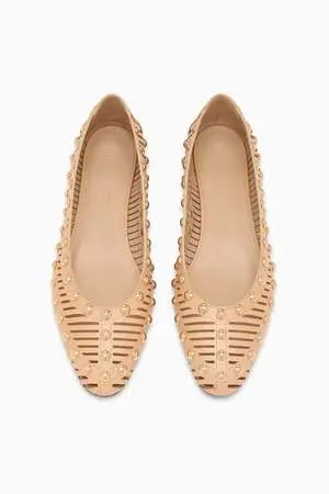 Ulla Johnson Bijou Studded Ballerinas