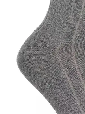 Marni Intarsia-knit Socks - Grey