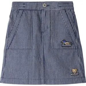 Striped Denim Skirts