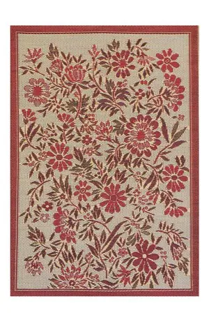MAD MATS Wildflowers Cranberry - Dark Red