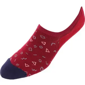 DEADSOXY Distinct No-show Premium Novelty Socks - Red