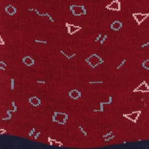 DEADSOXY Distinct No-show Premium Novelty Socks - Red