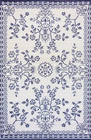 MAD MATS Garland Blue & White