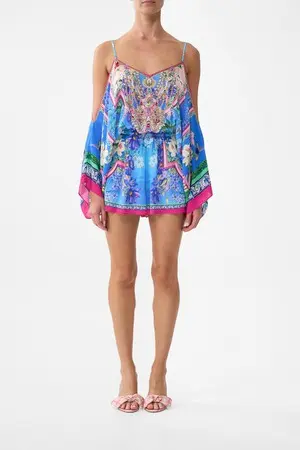Camilla Drop Shoulder Playsuit - Spirit Of Santa Maria