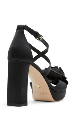 Ted Baker London Maddy Rose Platform Sandal - Black