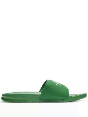 Nike Benassi Pine /sail Slides - Green