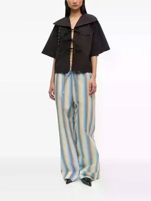 GANNI Striped Trousers