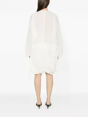 TOTEME Drawstring-waist Dress - White