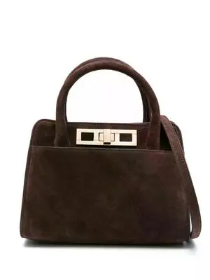 Fabiana Filippi Suede Tote Bag - Brown