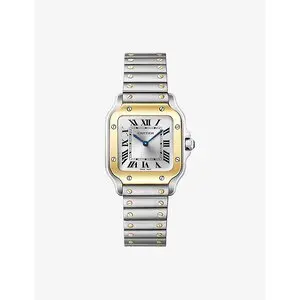 CARTIER Santos De Quartz Watch - Yellow Gold