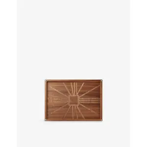 CARTIER Santos De Rectangular Walnut Wood Tray