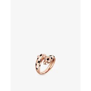 CARTIER Panthère De 18ct Rose-gold And Tsavorite Garnet Ring - Rose Gold
