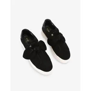 Carvela Chiara Bow Suede Low-top Trainers