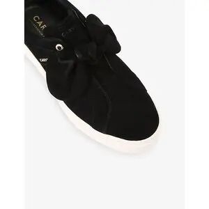 Carvela Chiara Bow Suede Low-top Trainers
