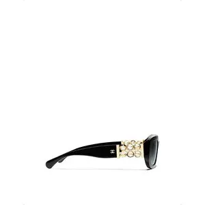Chanel Oval Sunglasses