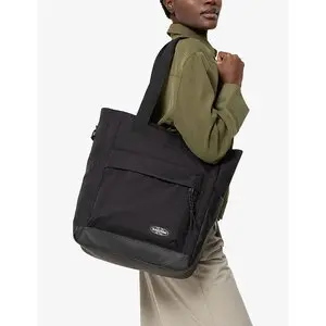EASTPAK Woven Travel Tote Bag - On Black