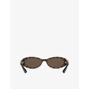 Gucci Gg1660s Oval Sunglasses - Brown