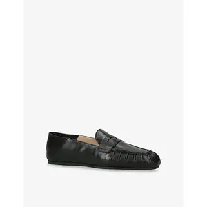 STUART WEITZMAN Brooks Leather Loafers - Black