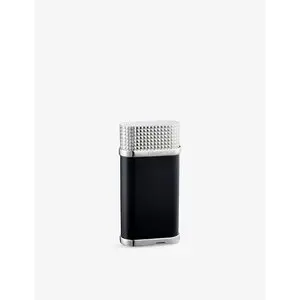 CARTIER Clous De Paris Decor Oval Lighter - Black And Silver