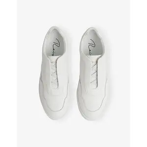 REISS Cruz Leather Low-top Trainers