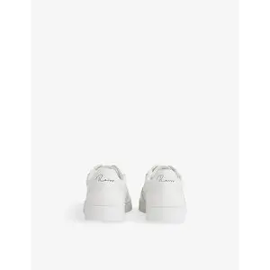 REISS Cruz Leather Low-top Trainers