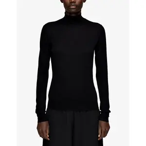 JOSEPH Cashair High-neck Cashmere Jumper - Black