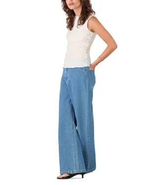 Whistles Relaxed Straight Leg Jeans - Denim