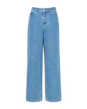 Whistles Relaxed Straight Leg Jeans - Denim
