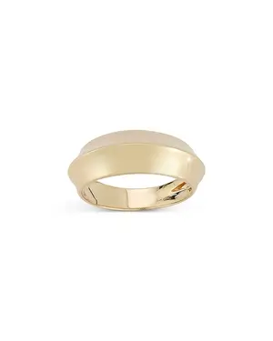 Bloomingdale'S 14k Yellow Knife Edge Band Ring - Gold