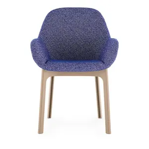 KARTELL Clap Dining Chair Blue-powder/powder