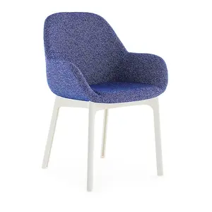 KARTELL Clap Dining Chair Blue-powder/white