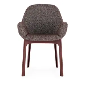 KARTELL Clap Dining Chair - Brown-powder/burgundy