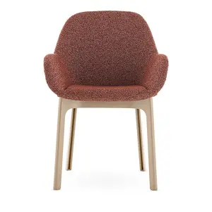 KARTELL Clap Dining Chair - Rusty Orange-powder/powder