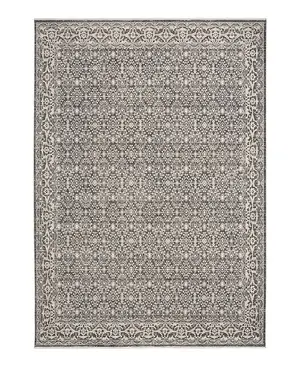 NOURISON HOME Shadows Shw04 Area Rug, 5'3 X 7'3 - Charcoal/ivory