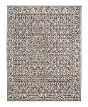 NOURISON HOME Shadows Shw04 Area Rug, 7'10 X 9'10 - Charcoal/ivory