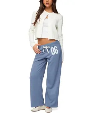 EDIKTED Petite 06 Sweatpants - Blue