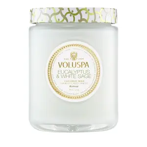 Voluspa Eucalyptus & White Sage Large Jar Candle, 21 Oz - No Color