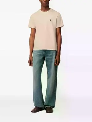 AMI Paris De Coeur T-shirt - Neutrals