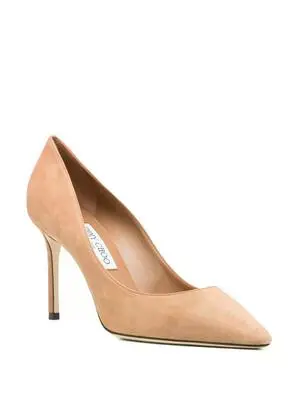 JIMMY CHOO 85mm Romy Pumps - Brown
